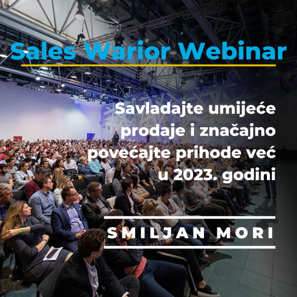 Sales Warrior Webinar – Smiljan Mori